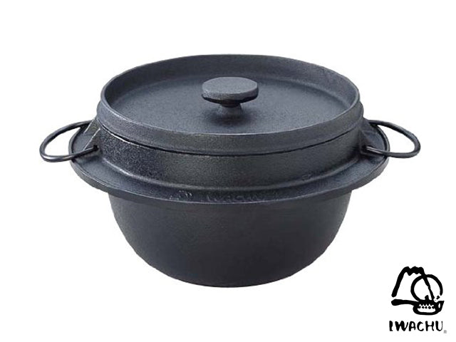 Top-quality cast iron rice cooking pot (kama) for perfect rice ...